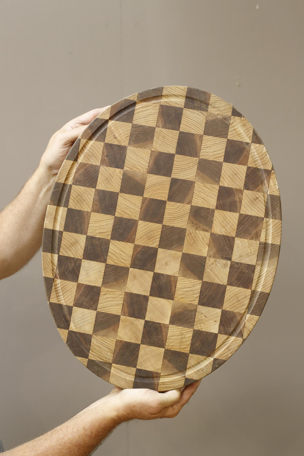 20th century chequer pattern chopping board – TallBoy Interiors